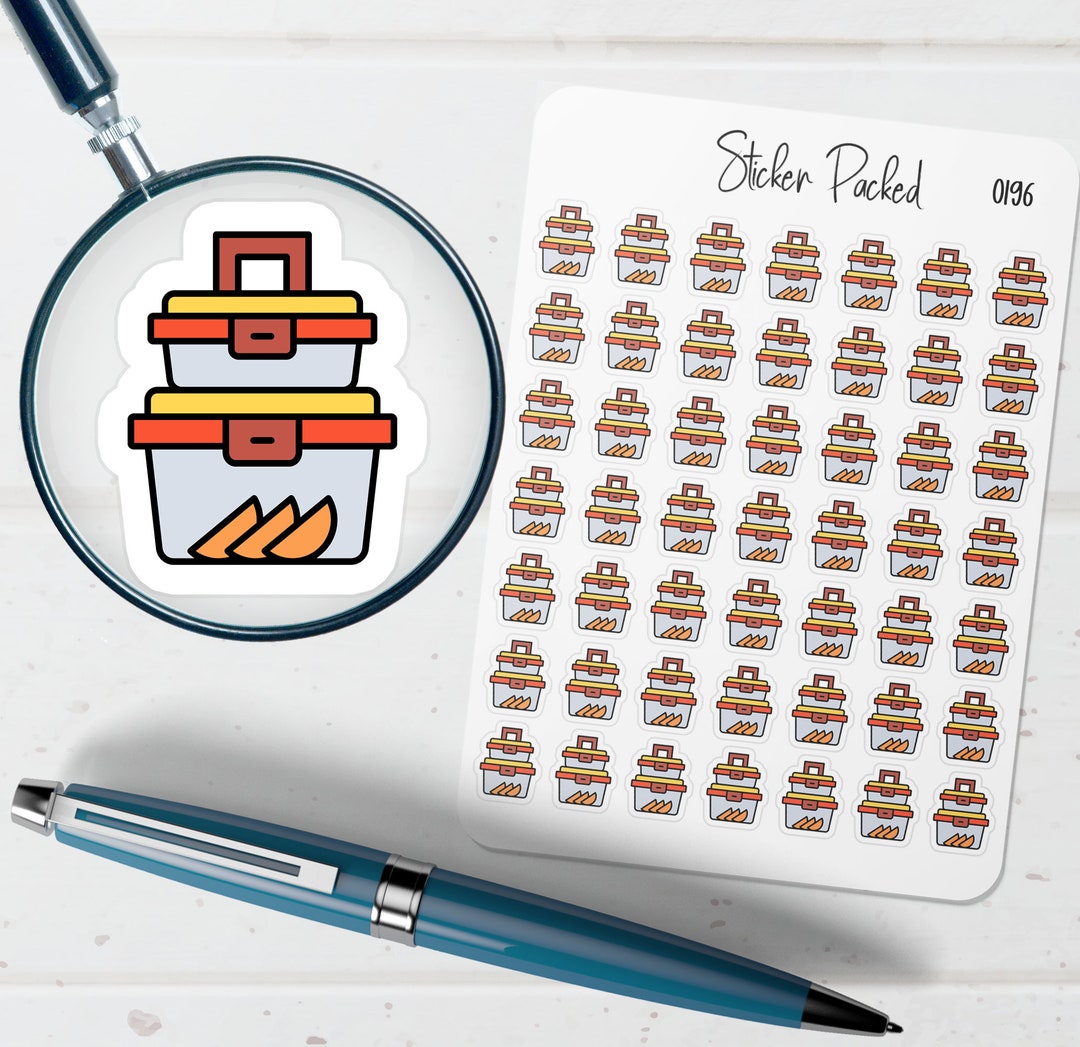 Lunch Boxes Planner Sticker Lunch Boxes Icon Sticker Lunch Boxes ...