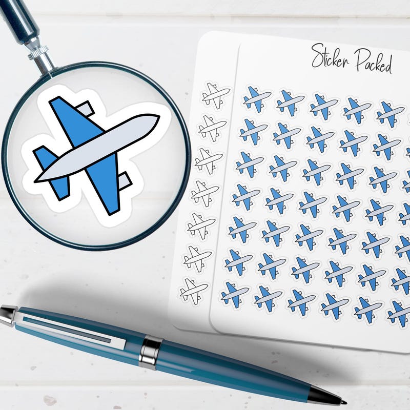 Airplane Stickers - Etsy