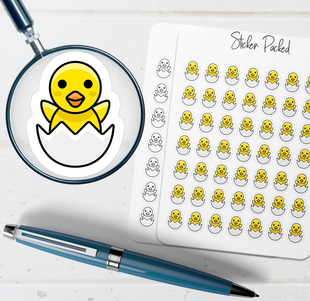 Baby Chick Planner Sticker Baby Chick Icon Sticker Baby Chick Sticker ...