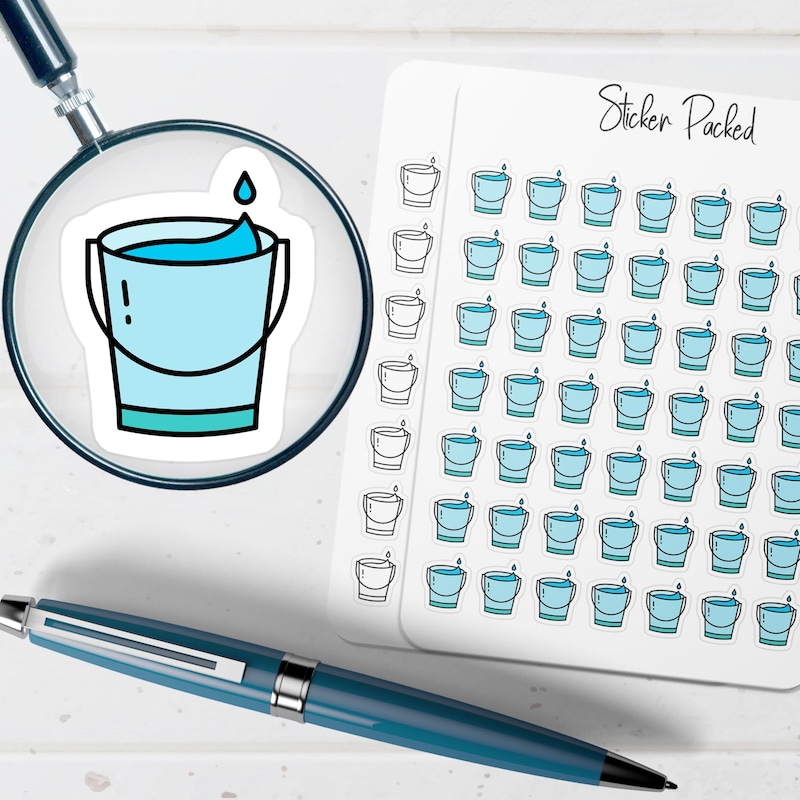 Mini Bucket Stickers - Etsy