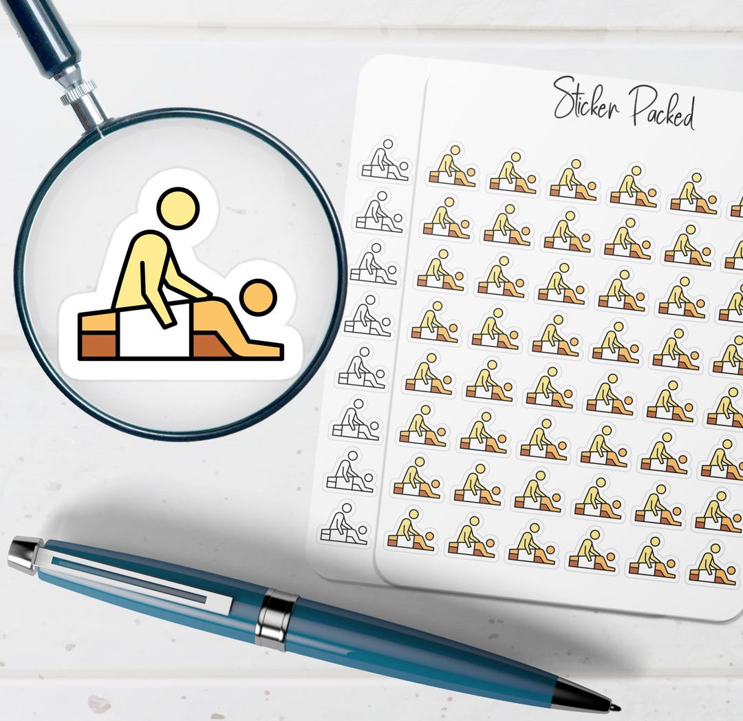 Massage Stickers Massage Appointment Planner Stickers Beauty Pamper ...