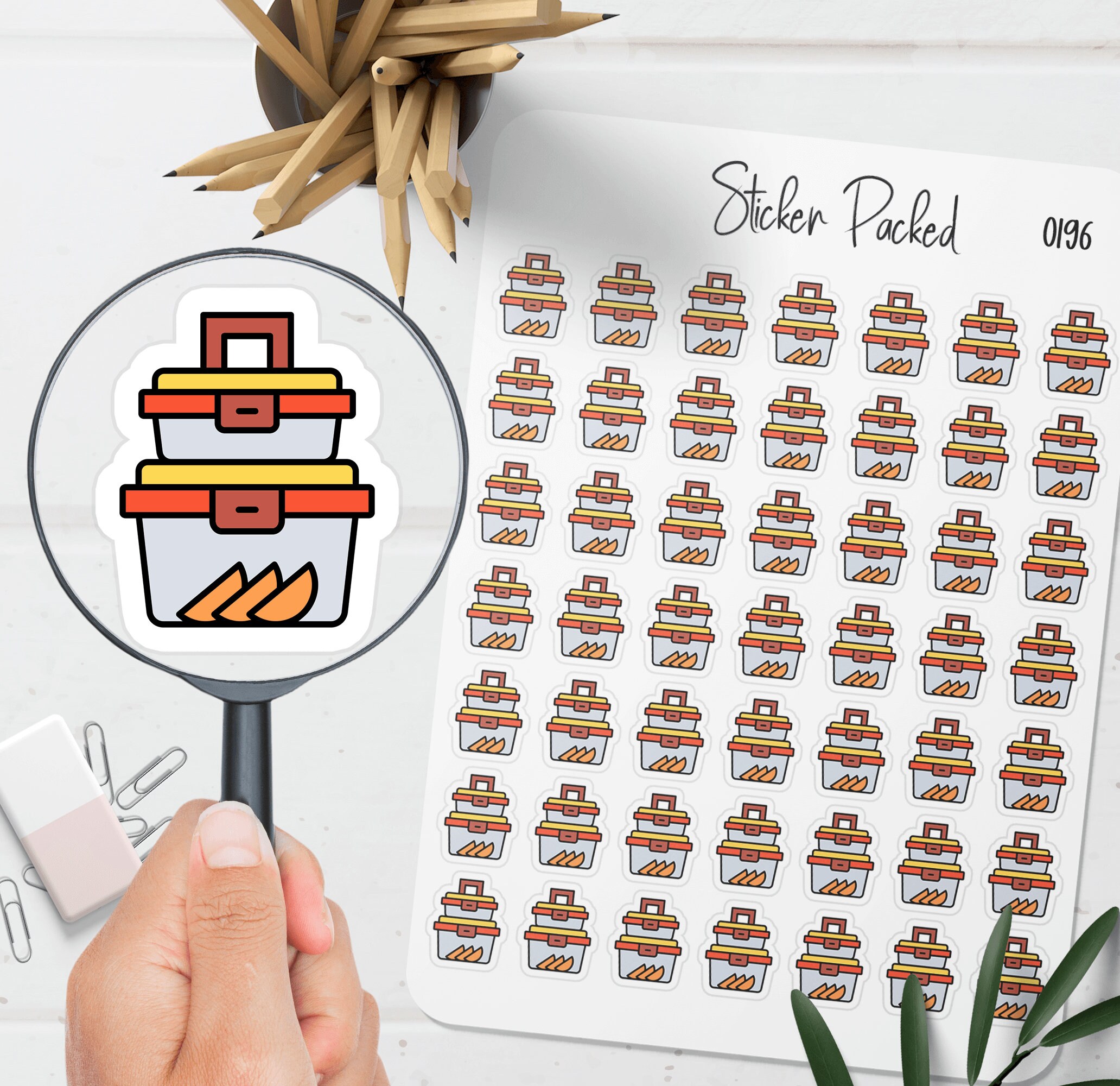 Lunch Boxes Planner Sticker Lunch Boxes Icon Sticker Lunch - Etsy