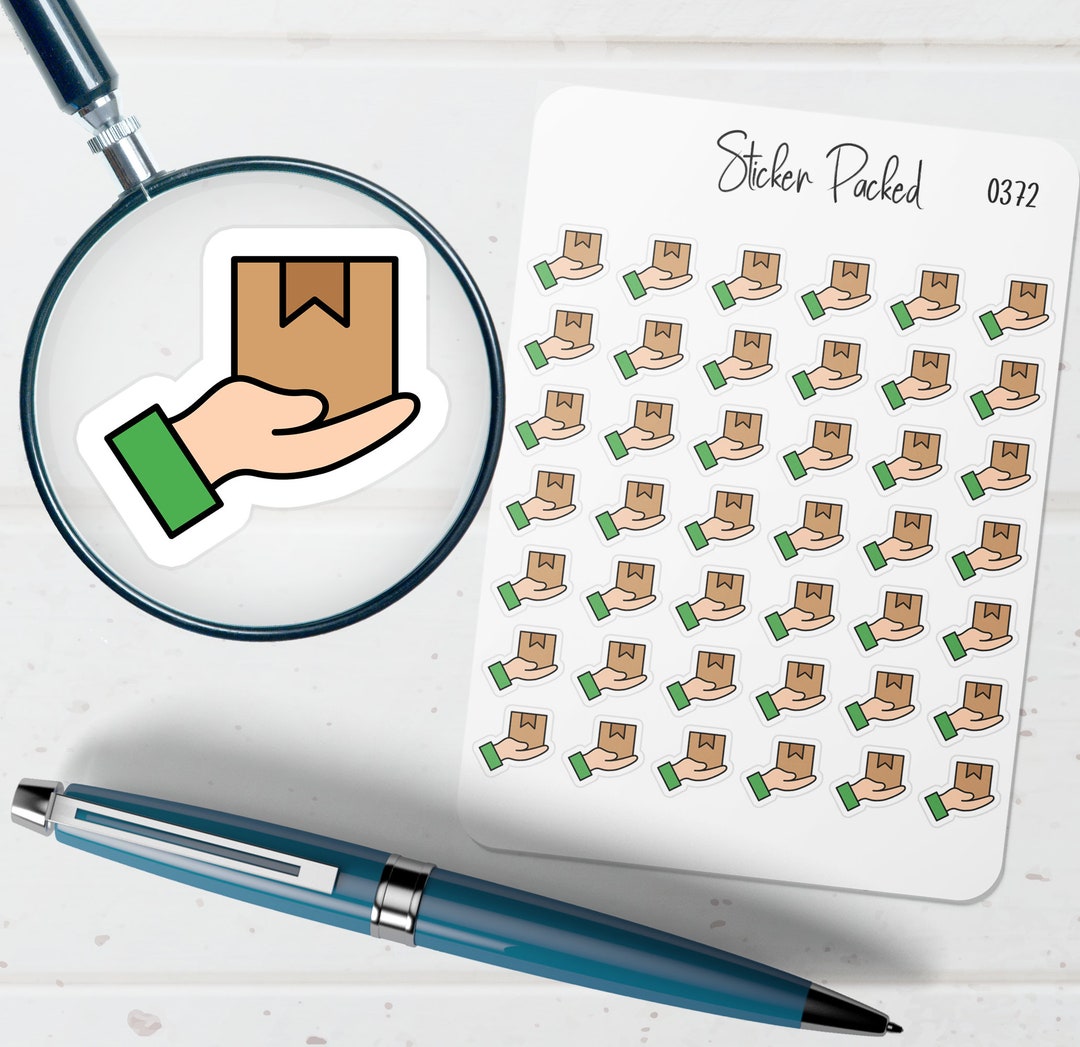 Courier Planner Sticker Courier Icon Sticker Courier Sticker - Etsy