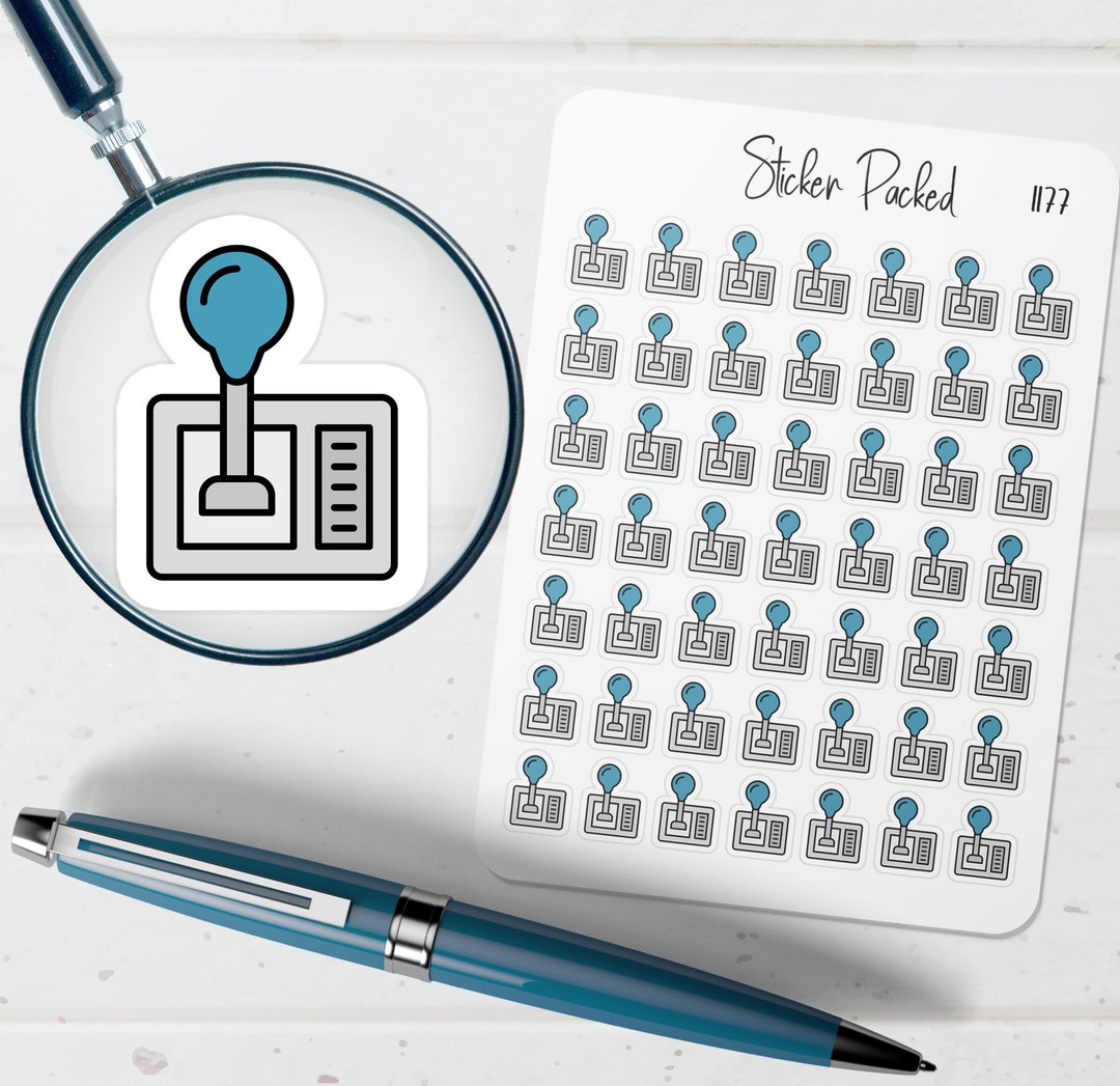 Gear Shift Planner Sticker Gear Shift Icon Sticker Gear Shift Sticker ...