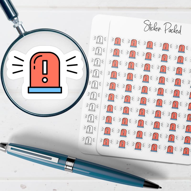 Siren Planner Stickers - Etsy