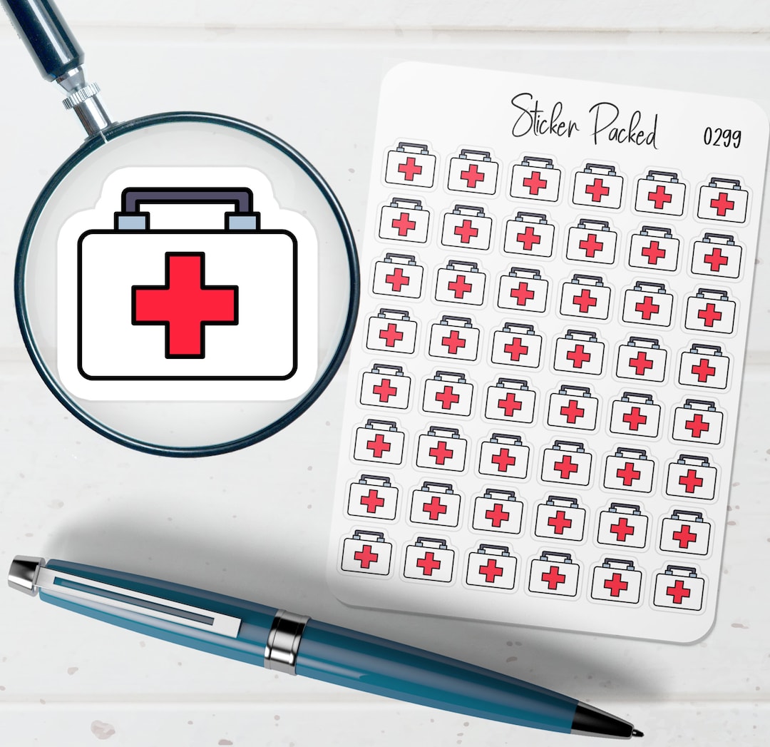 Medical Kit Planner Sticker Medical Kit Icon Sticker Medical Kit ...