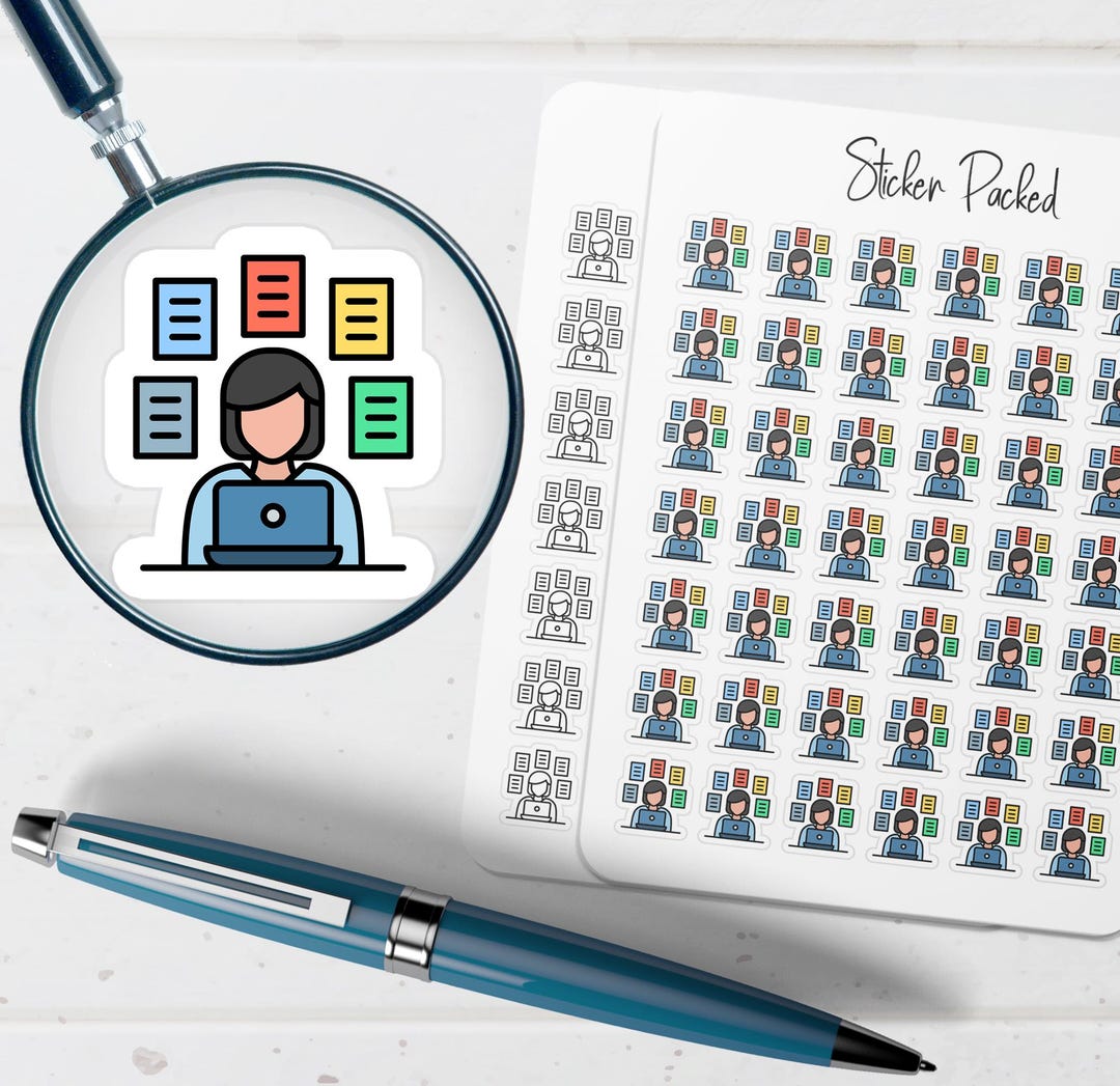 Multitasking Planner Sticker Multitasking Icon Sticker Multitasking ...