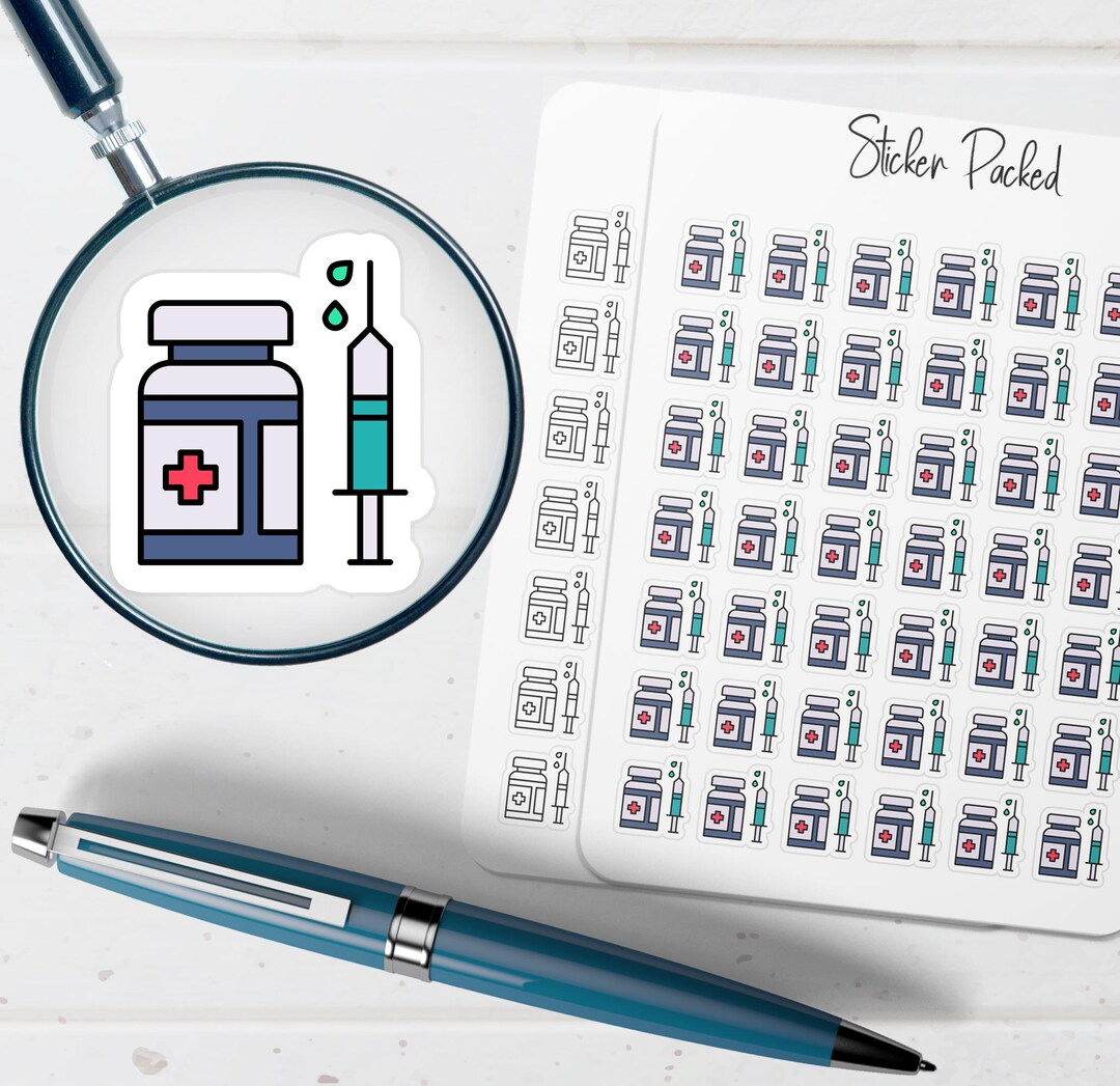 Medication Planner Sticker Medication Icon Sticker Medication Sticker ...
