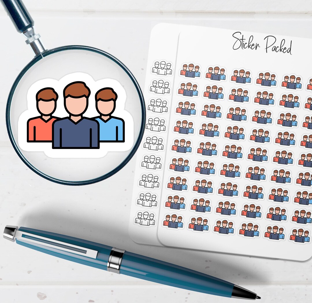 Team Planner Sticker Team Icon Sticker Team Sticker - Etsy