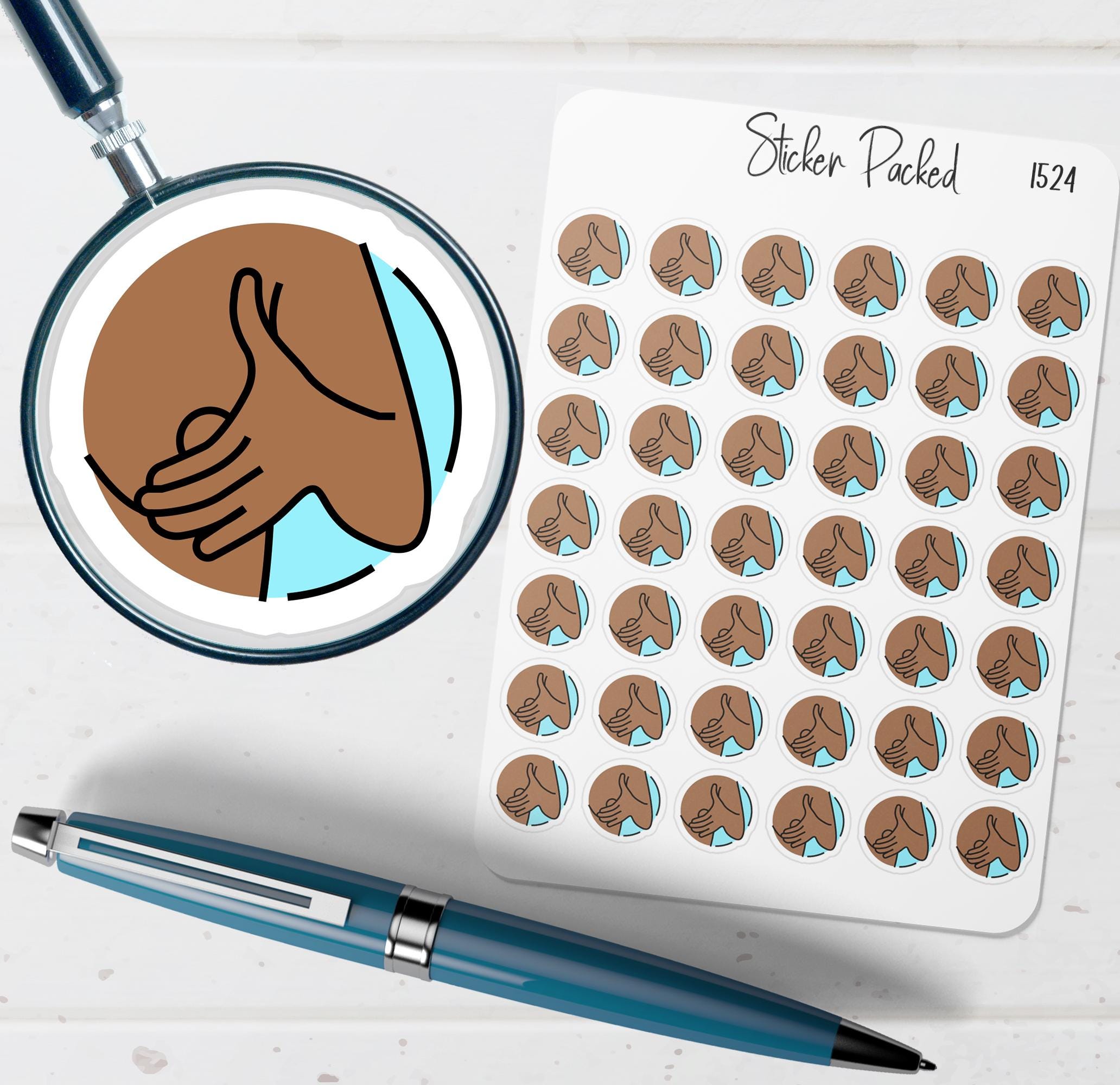 Self Breast Exam Planner Sticker Mammogram Planner Sticker Breast ...