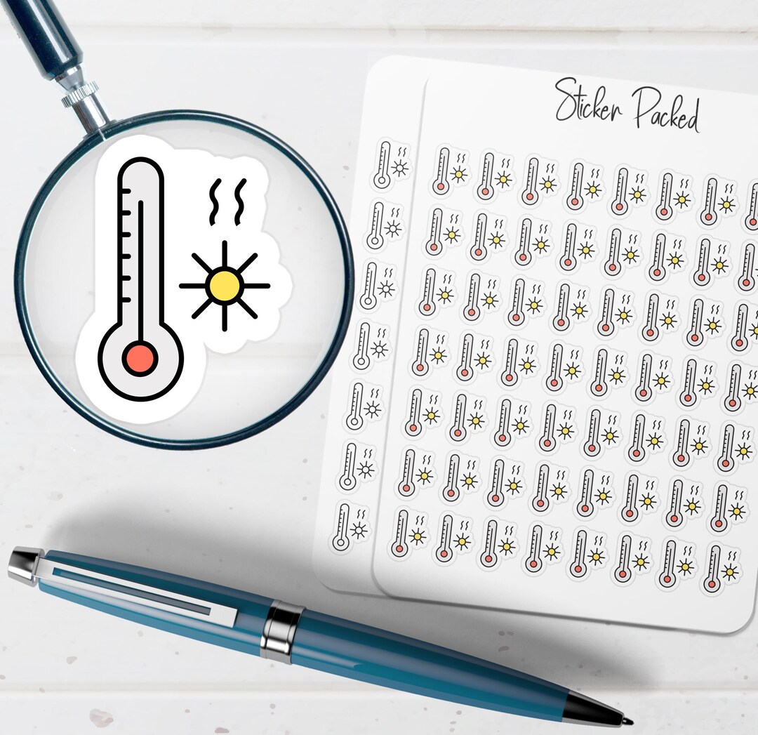 Hot Planner Sticker Hot Icon Sticker Hot Sticker - Etsy