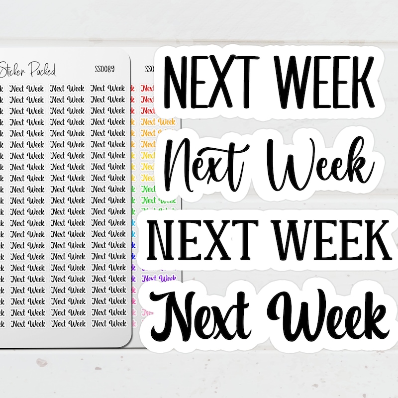 Date on Monday This Week - Etsy