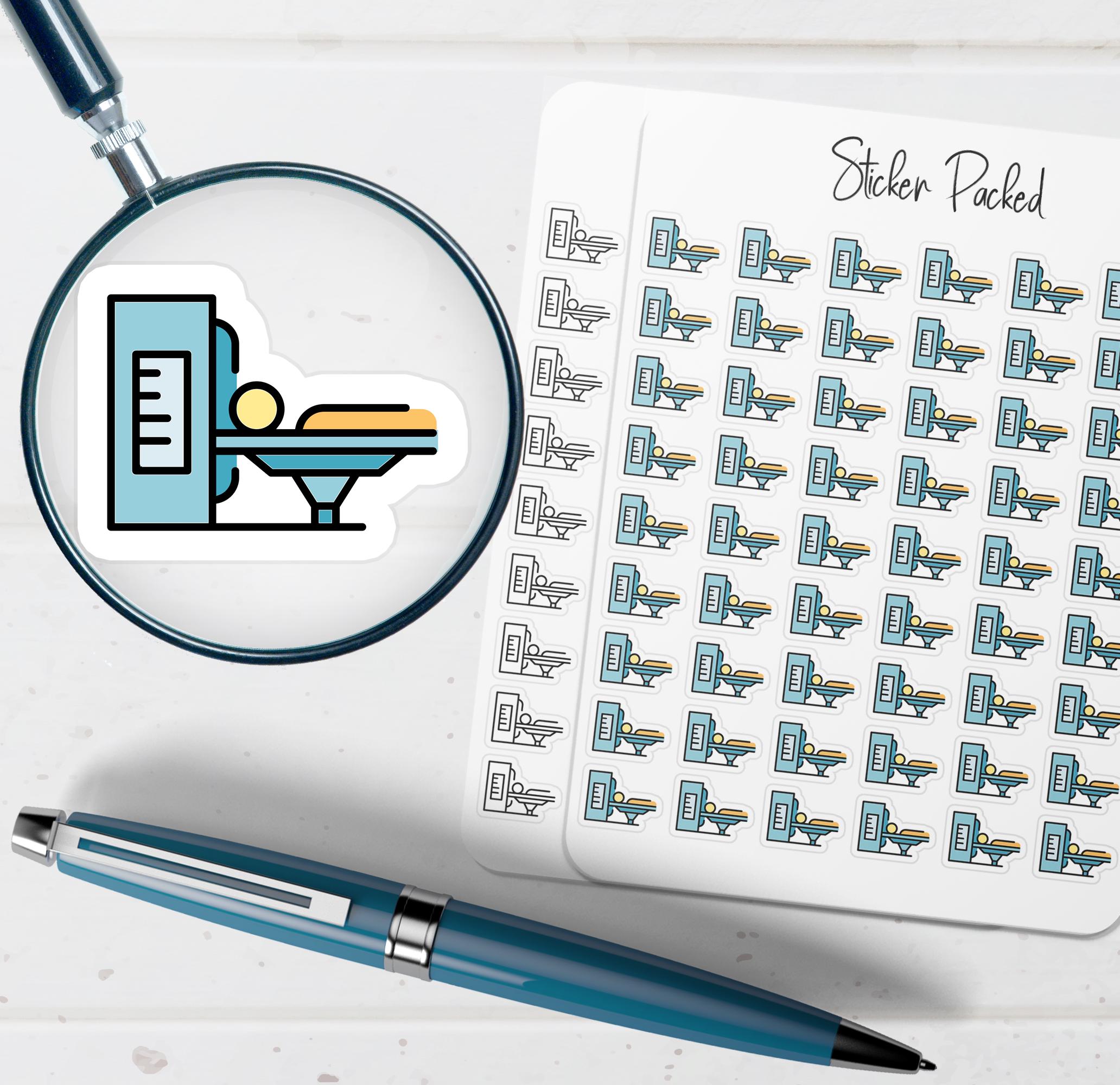 MRI Scan Planner Sticker MRI Scan Icon Sticker MRI Scan Sticker ...