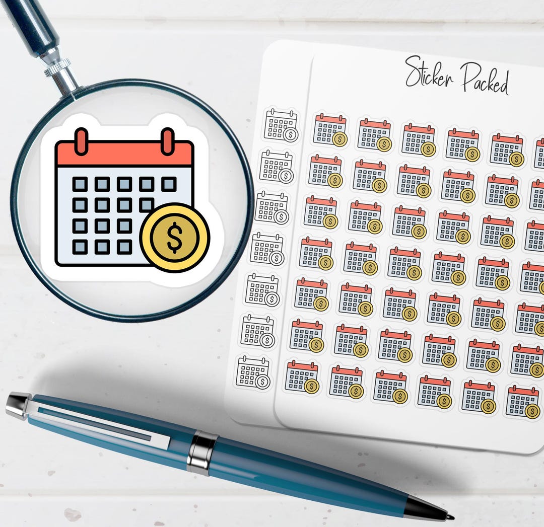 Payment Day Planner Sticker Payment Day Icon Sticker Payment Day ...