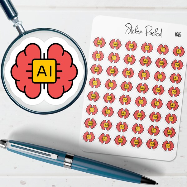 Artificial Intelligence Stickers - Etsy