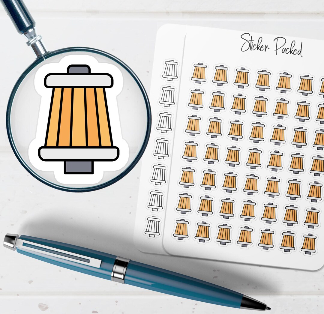 Air Filter Planner Sticker Air Filter Icon Sticker Air Filter Sticker ...