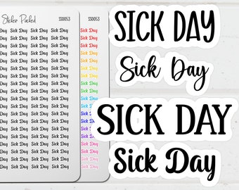 Self Care Planner Sticker Self Care Script Sticker Self Care Word ...