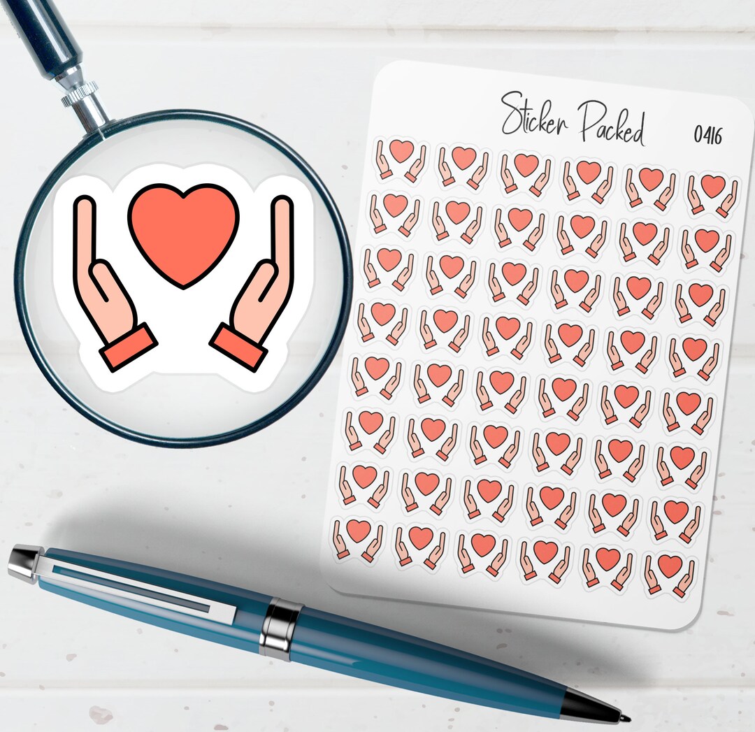 Love Planner Sticker Love Icon Sticker Love Sticker - Etsy