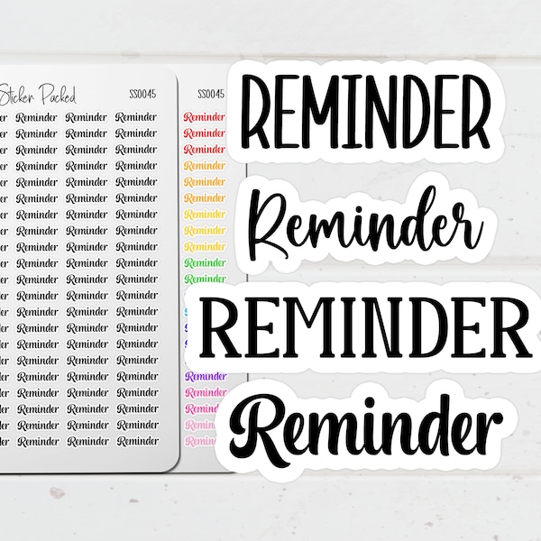 Reminder - Etsy