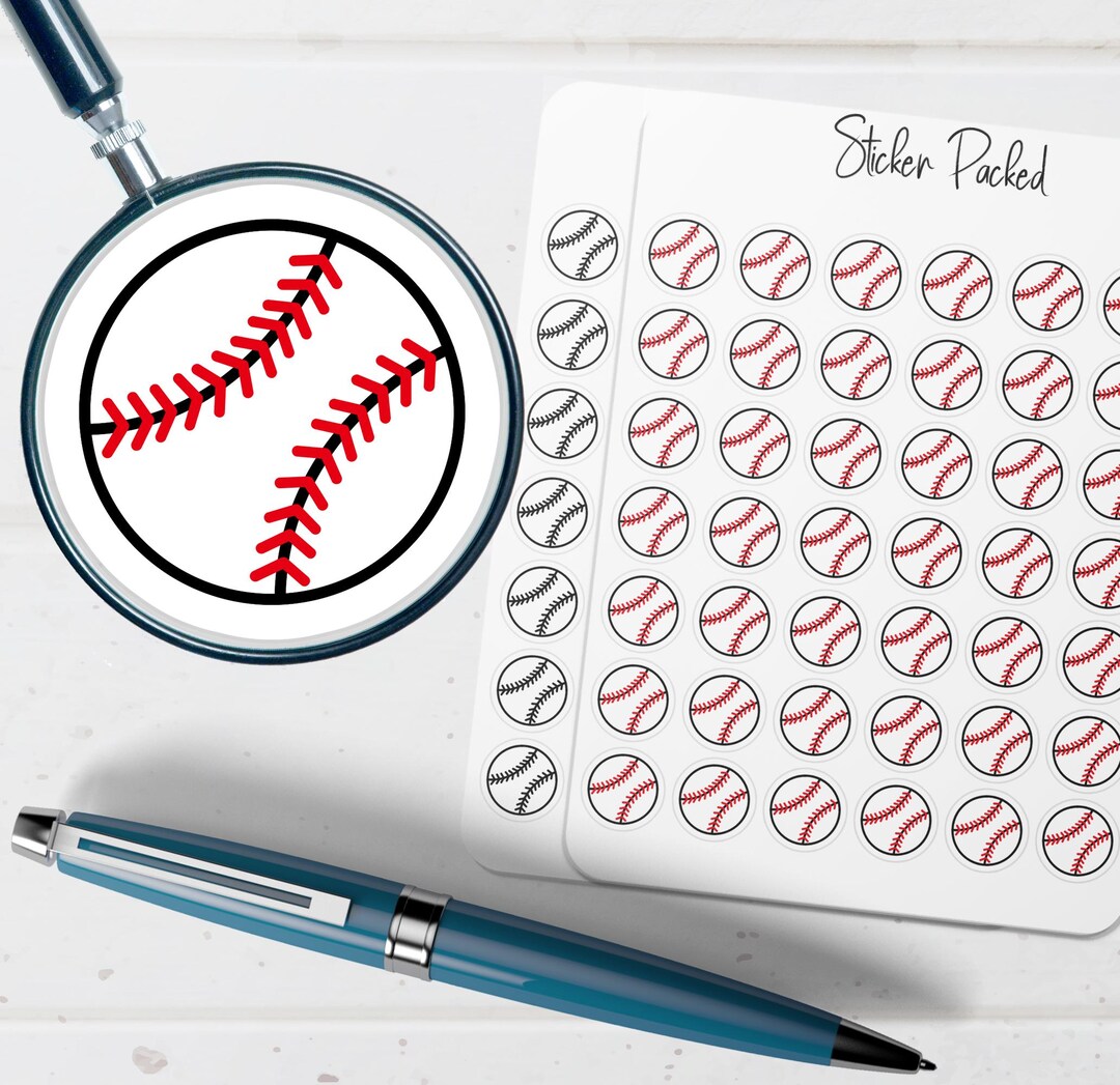 Baseball Planner Stickers Baseball Game Planner Stickers Baseball ...