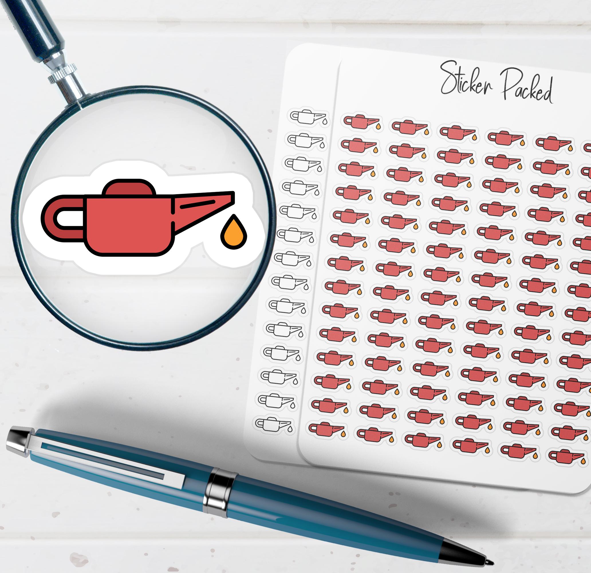 Oil Change Reminder Stickers Oil Change Appointment Stickers - Planner ...