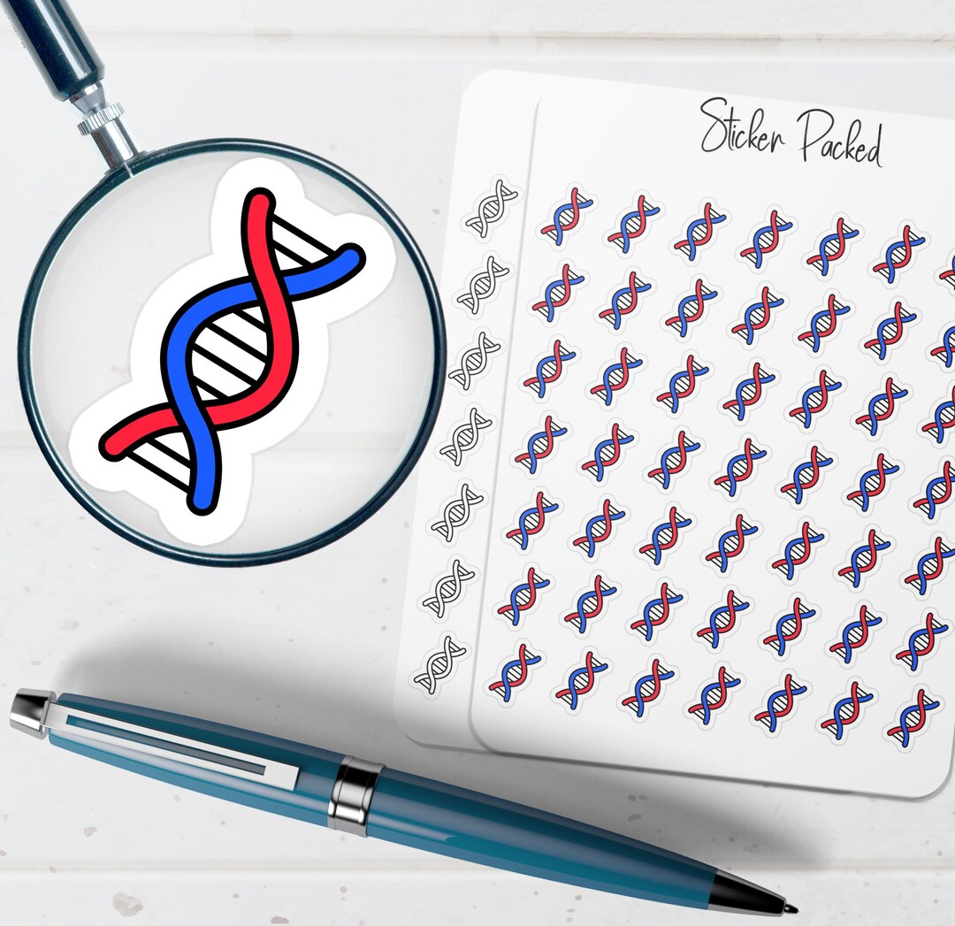 Dna Planner Sticker Dna Icon Sticker Dna Sticker Science Planner ...