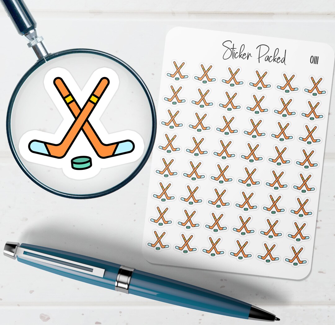 Ice Hockey Planner Sticker Ice Hockey Icon Sticker Ice Hockey Sticker ...