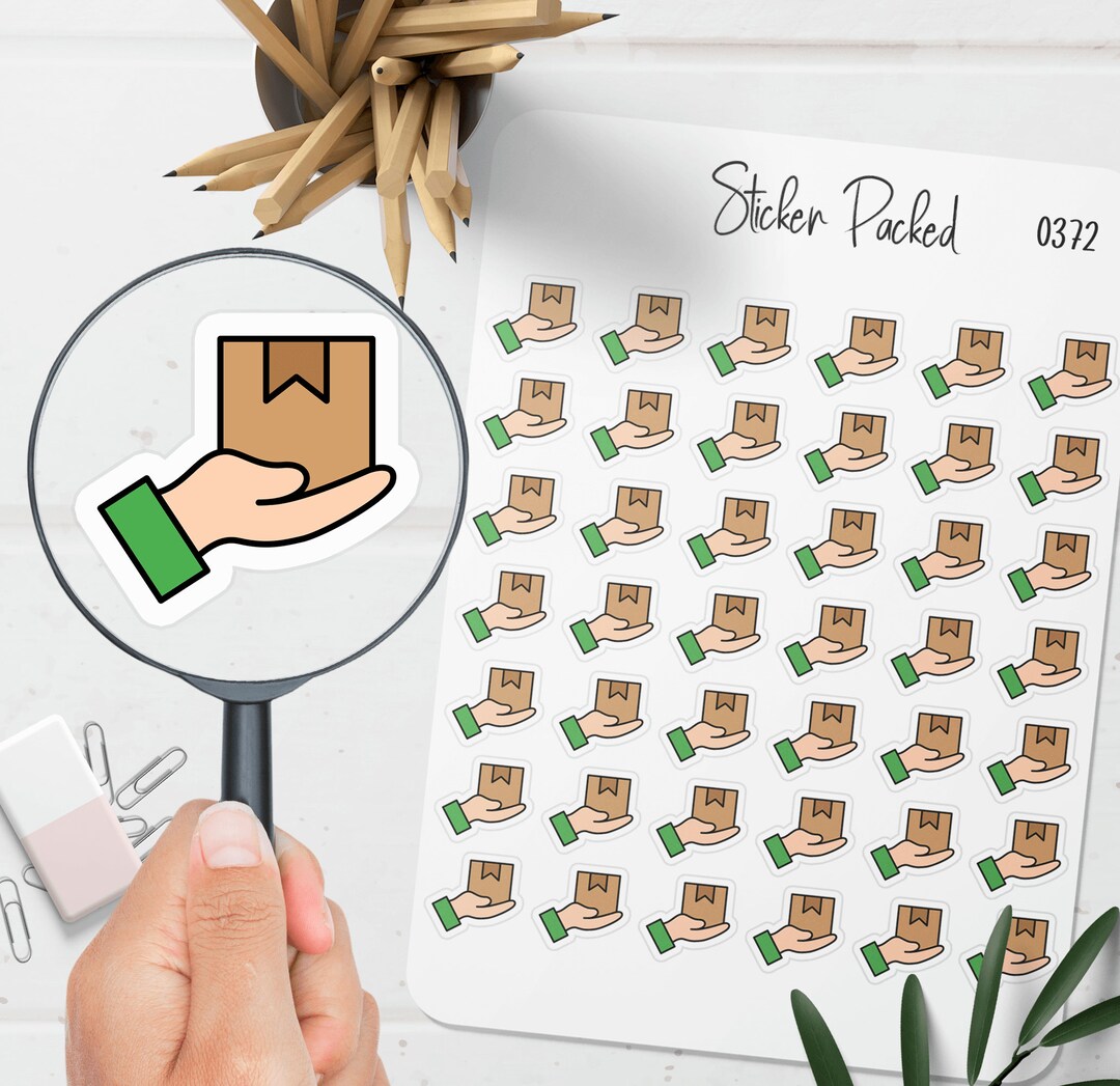 Courier Planner Sticker Courier Icon Sticker Courier Sticker - Etsy