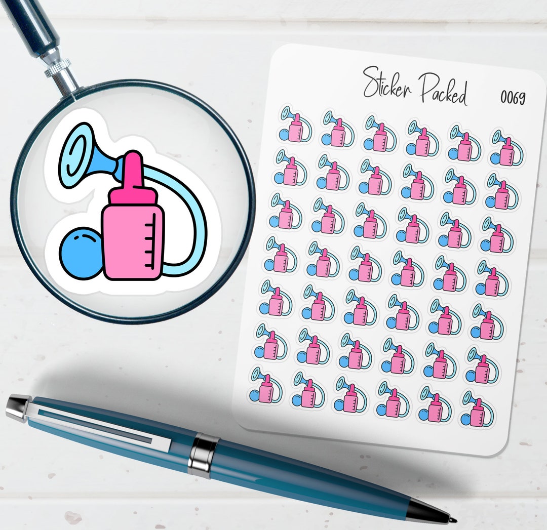 Breast Milk Pump Planner Sticker Breast Milk Pump Icon Sticker Breast ...