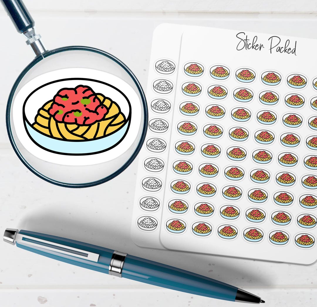 Italian Pasta Planner Sticker Italian Pasta Icon Sticker Italian Pasta ...