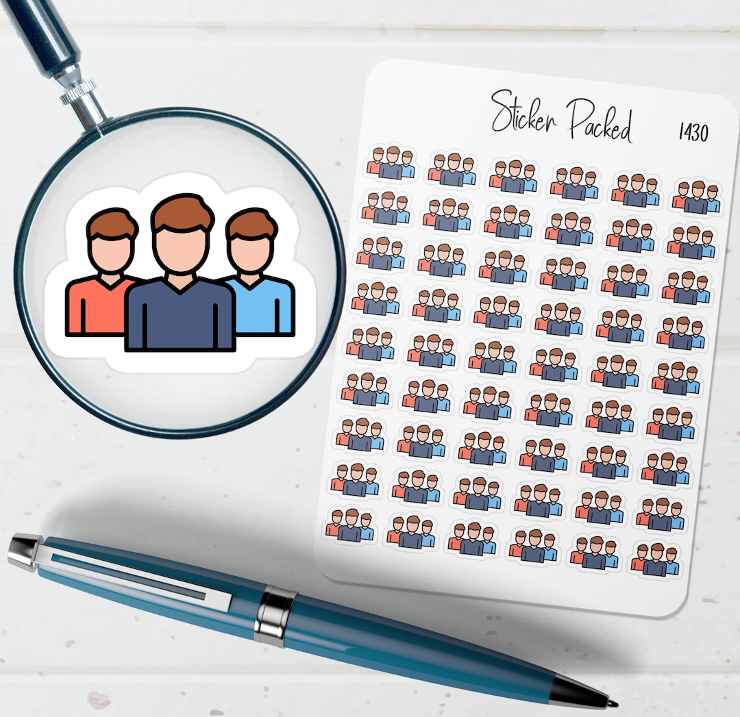 Team Planner Sticker Team Icon Sticker Team Sticker - Etsy