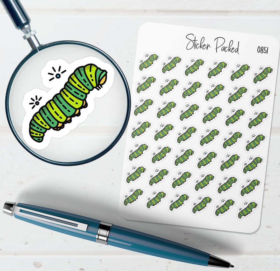 Caterpillar Planner Sticker Caterpillar Icon Sticker Caterpillar ...