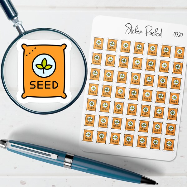 Seeds Stickers - Etsy
