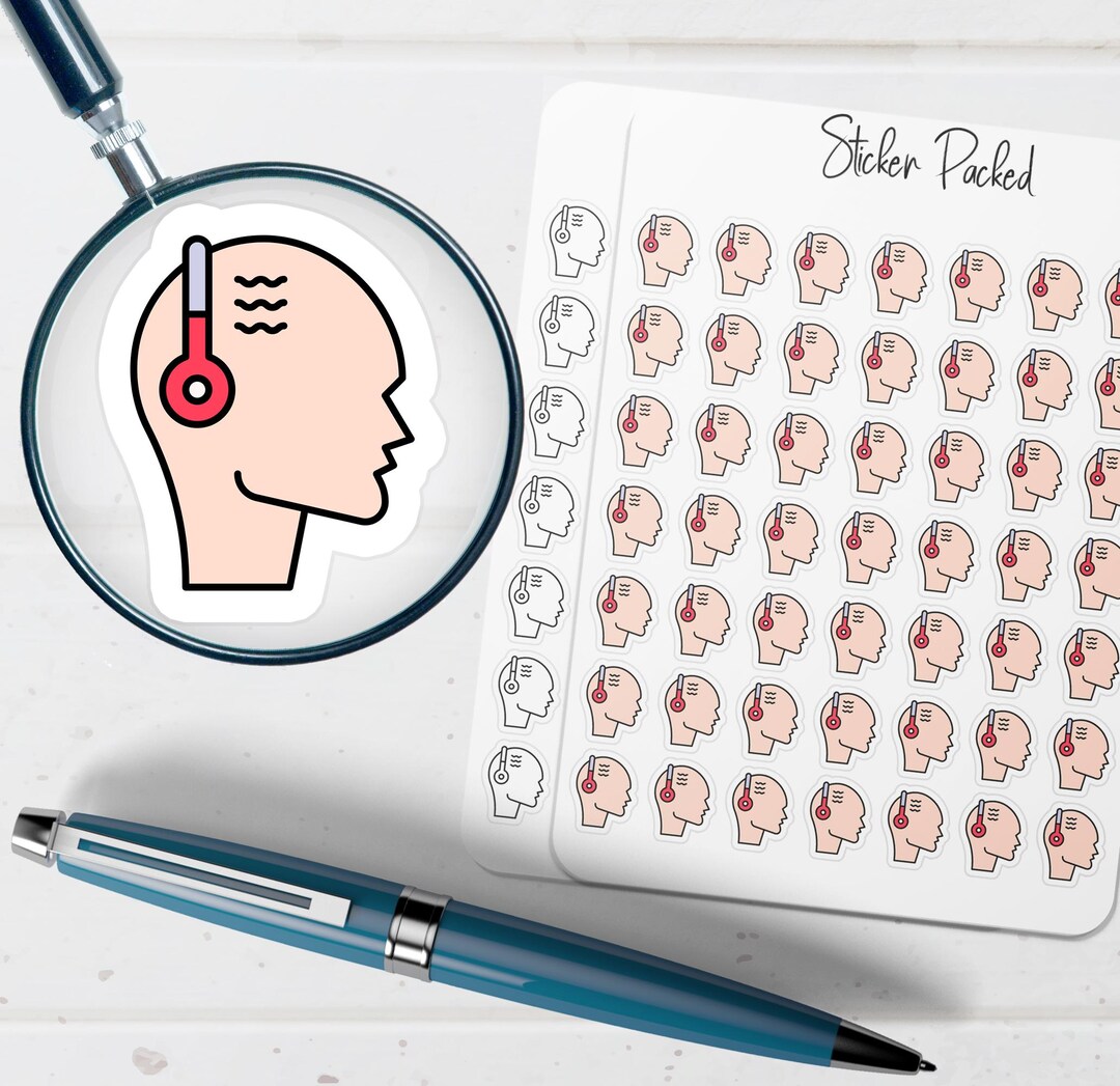 Illness Planner Sticker Illness Icon Sticker Illness Sticker Mental ...