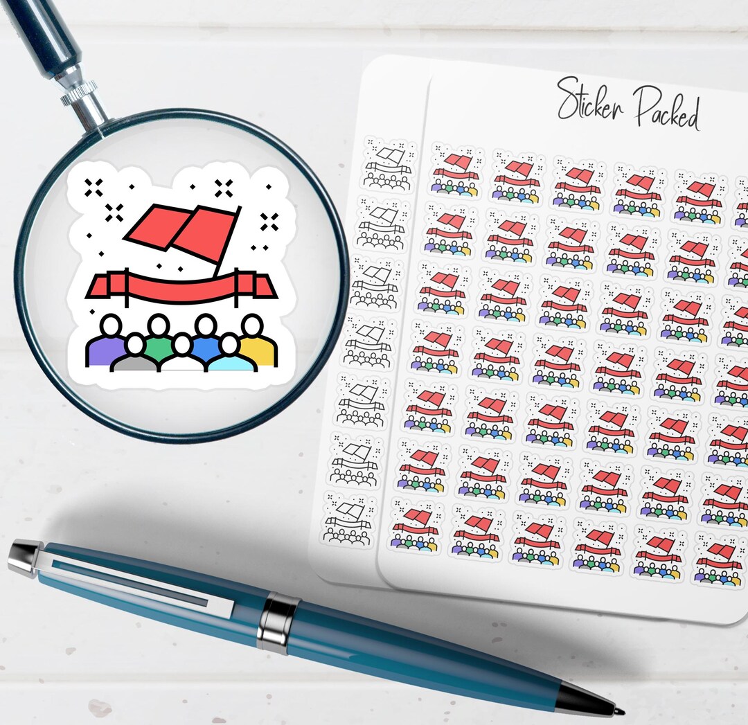 Festival Planner Sticker Festival Icon Sticker Festival Sticker - Etsy
