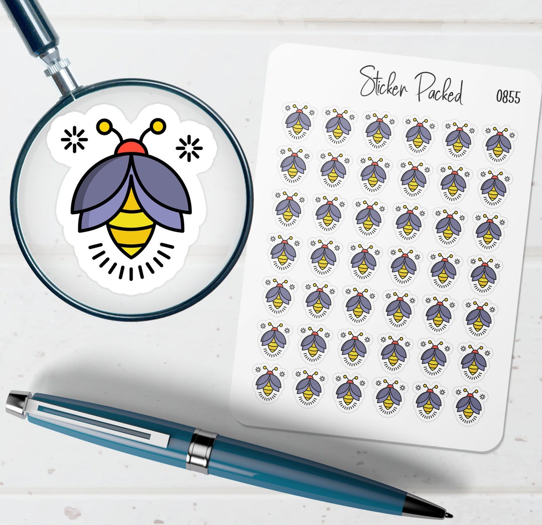 Firefly Planner Sticker Firefly Icon Sticker Firefly Sticker Insect ...