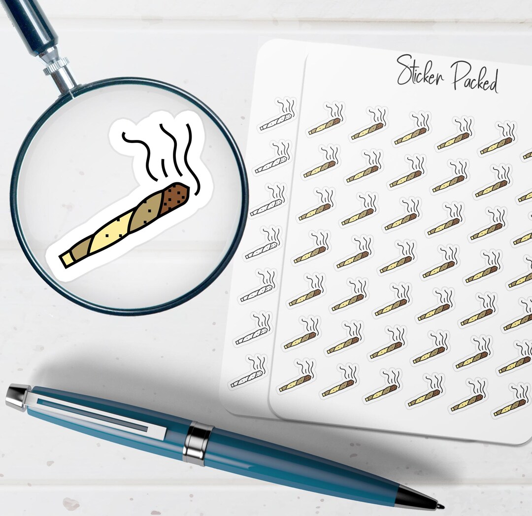 Blunt Planner Sticker Blunt Icon Sticker Blunt Sticker Marijuana ...