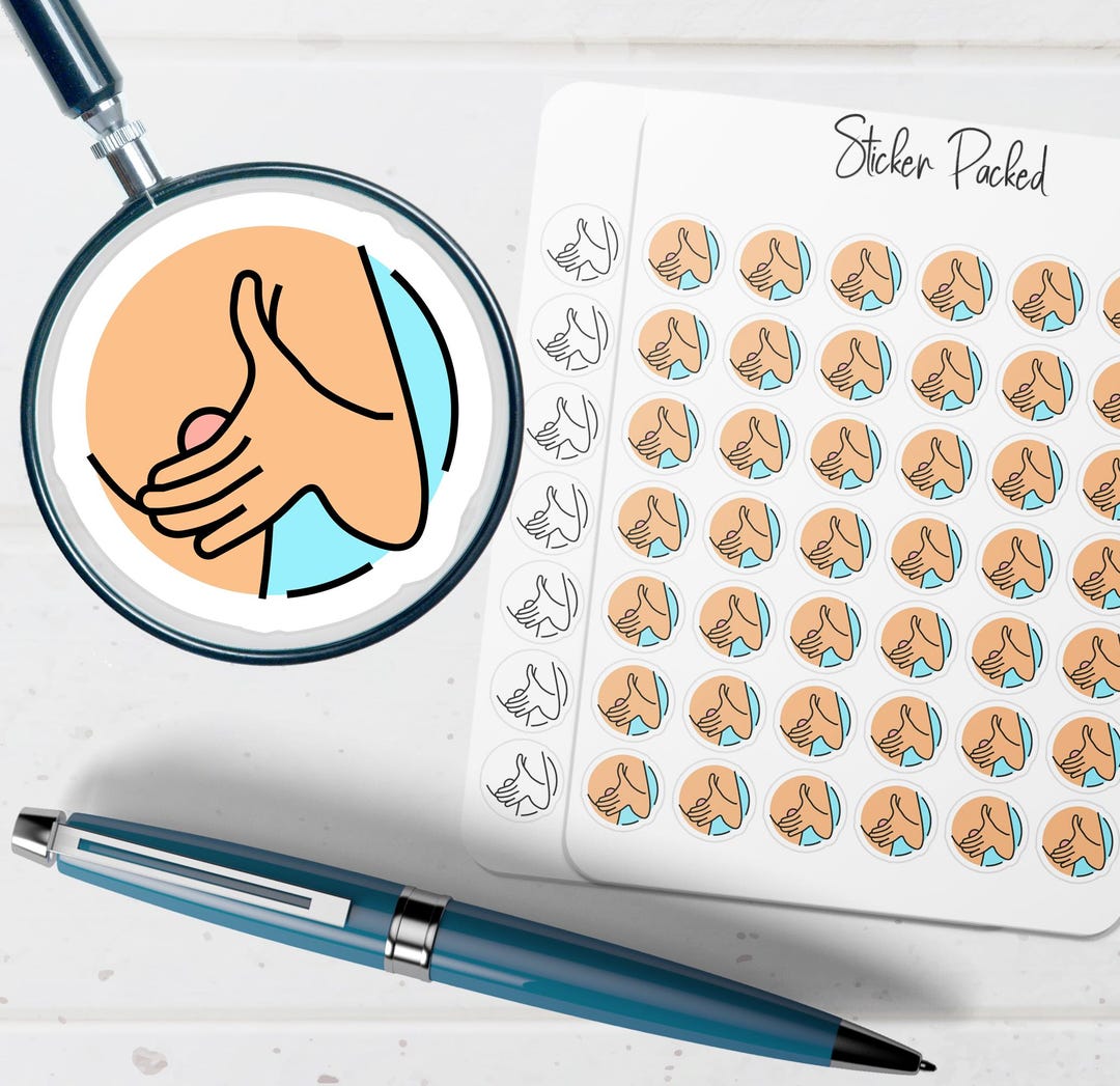 Self Breast Exam Planner Sticker Mammogram Planner Sticker Breast ...