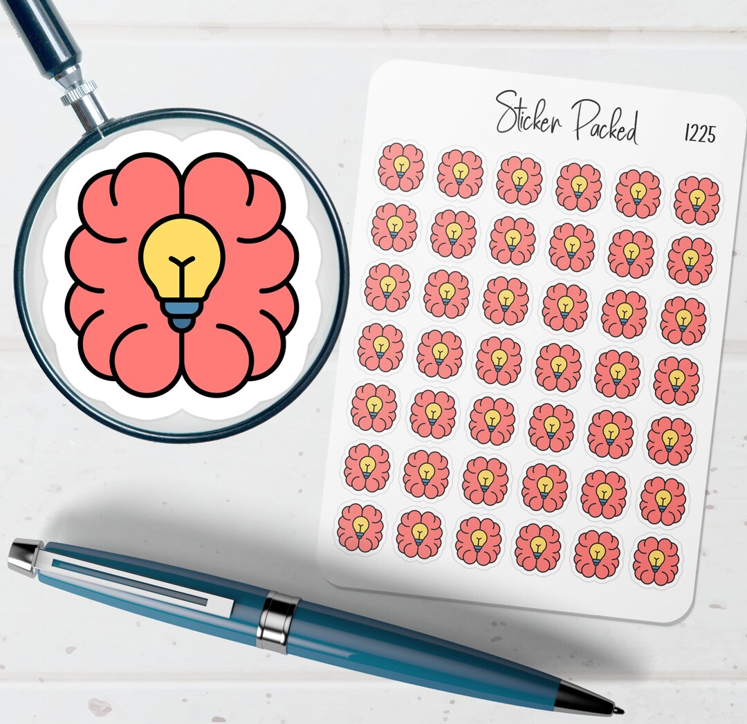 Brainstorming Planner Sticker Brainstorming Icon Sticker Brainstorming ...