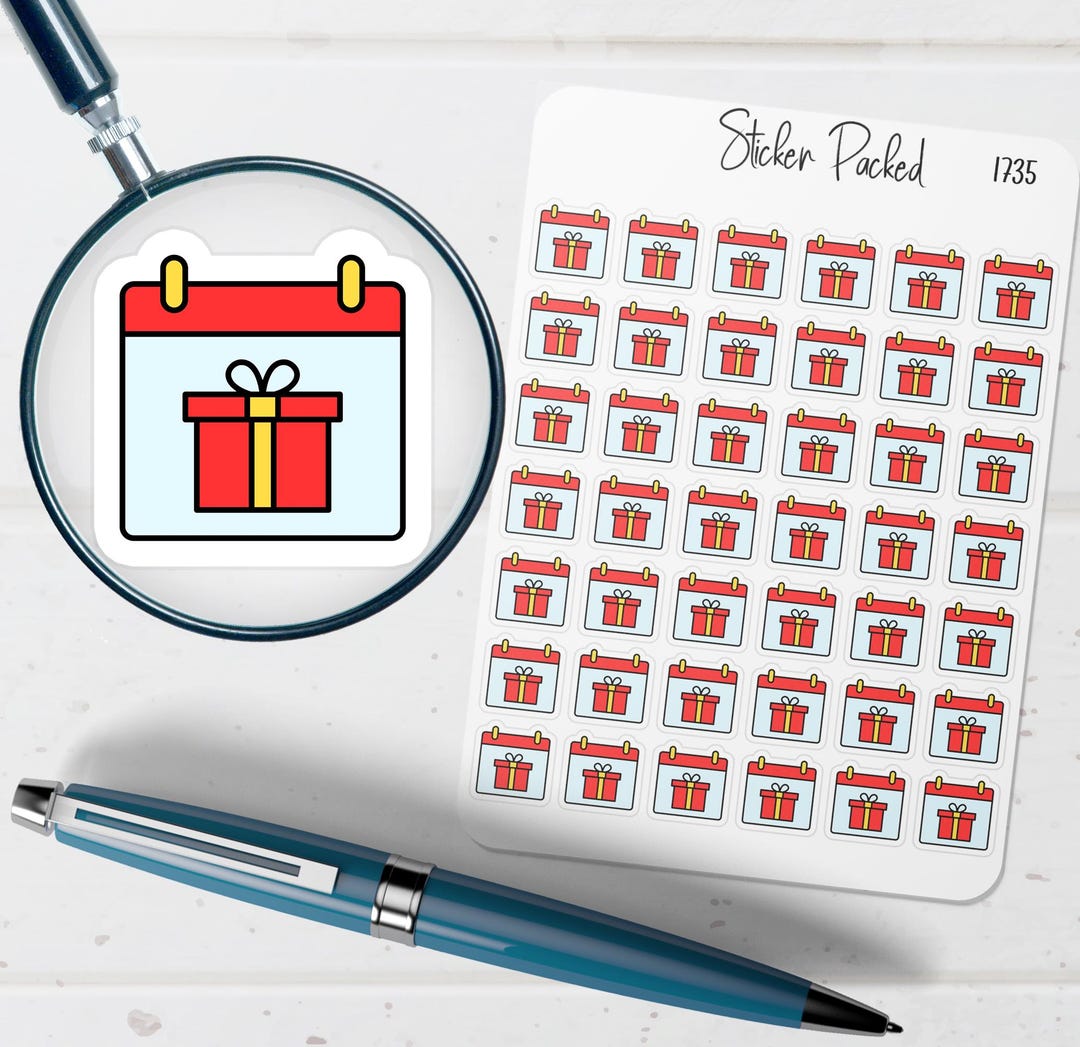 Calendar Planner Sticker Calendar Icon Sticker Calendar Sticker ...