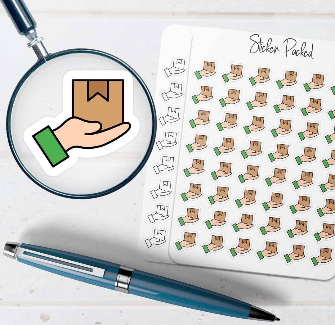 Courier Planner Sticker Courier Icon Sticker Courier Sticker - Etsy