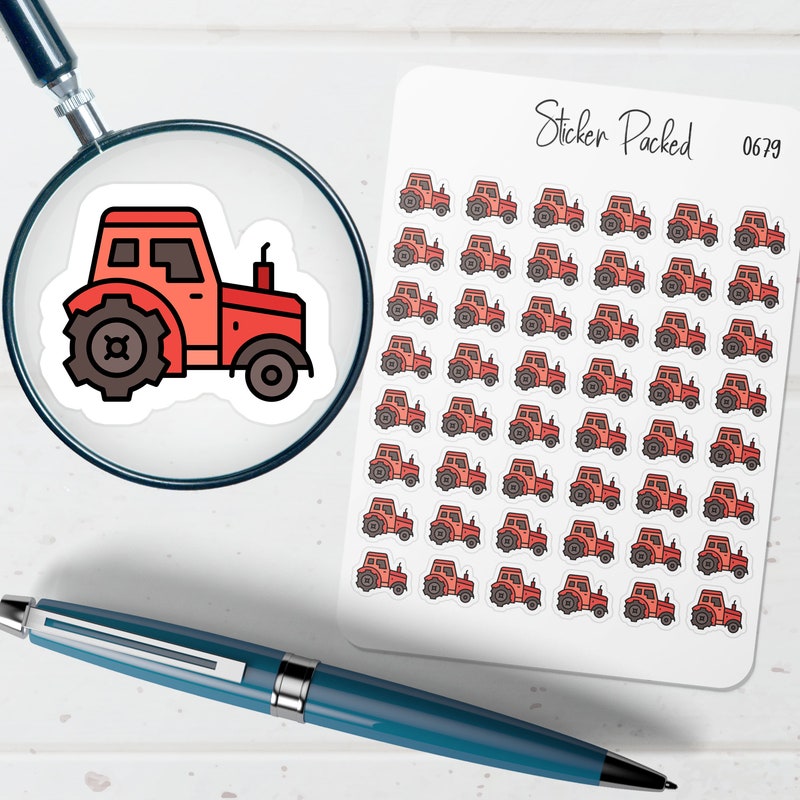 Tractor Stickers - Etsy