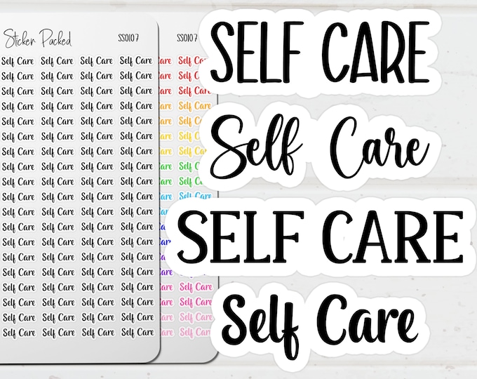 Self Care Sticker Pack - Etsy