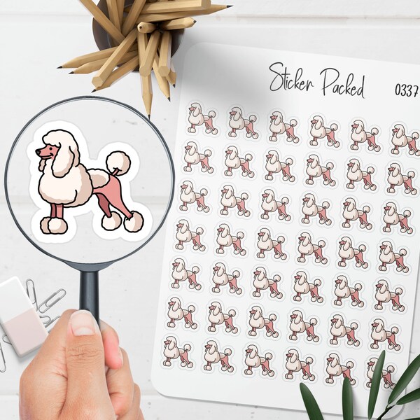 Poodle Sticker - Etsy