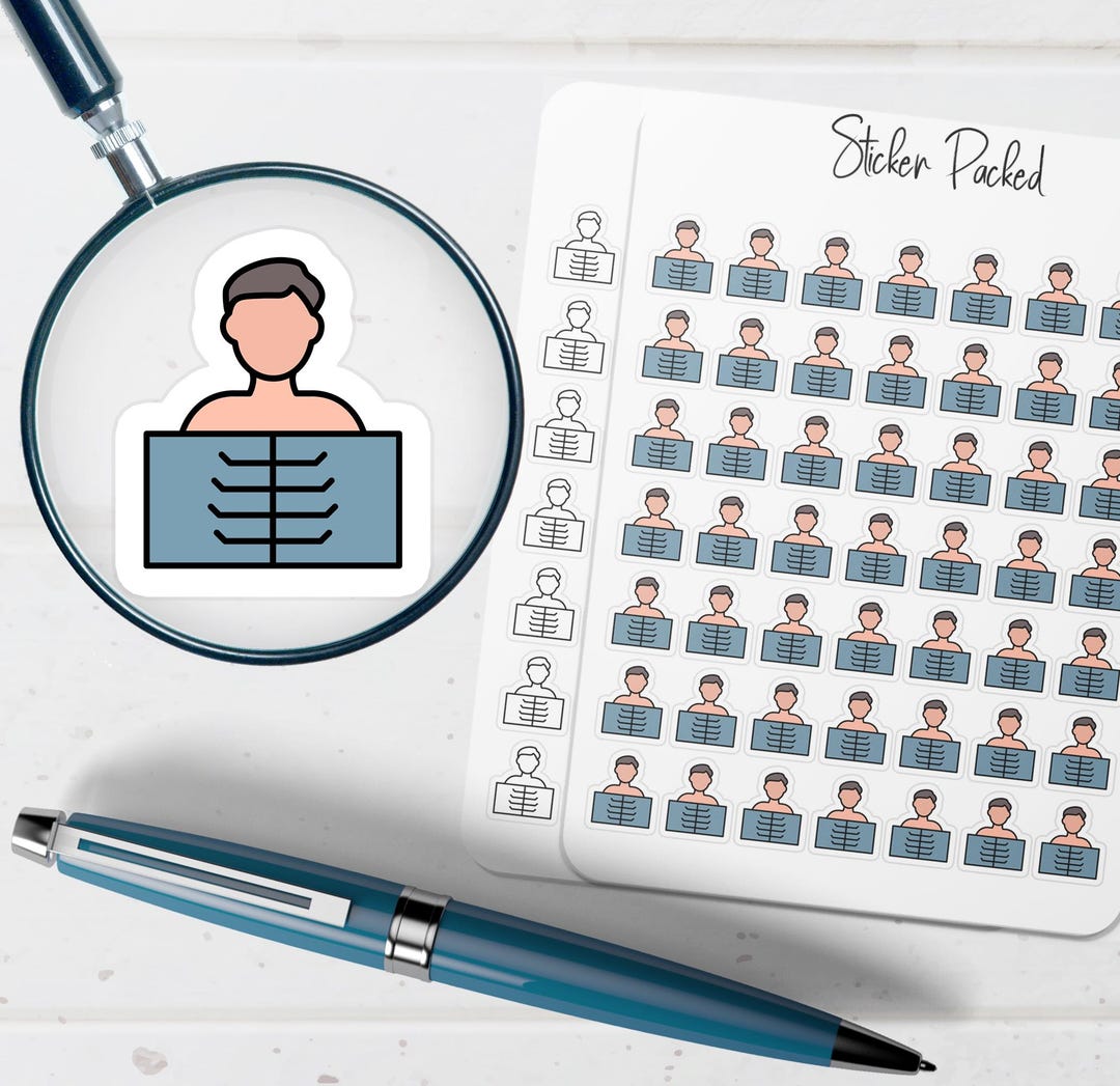 X Ray Planner Sticker X Ray Icon Sticker X Ray Sticker - Etsy