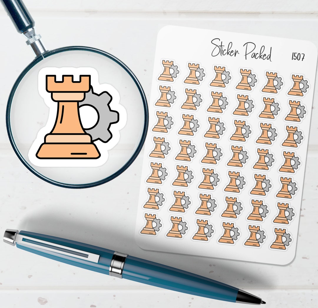 Strategy Planner Sticker Strategy Icon Sticker Strategy Sticker - Etsy