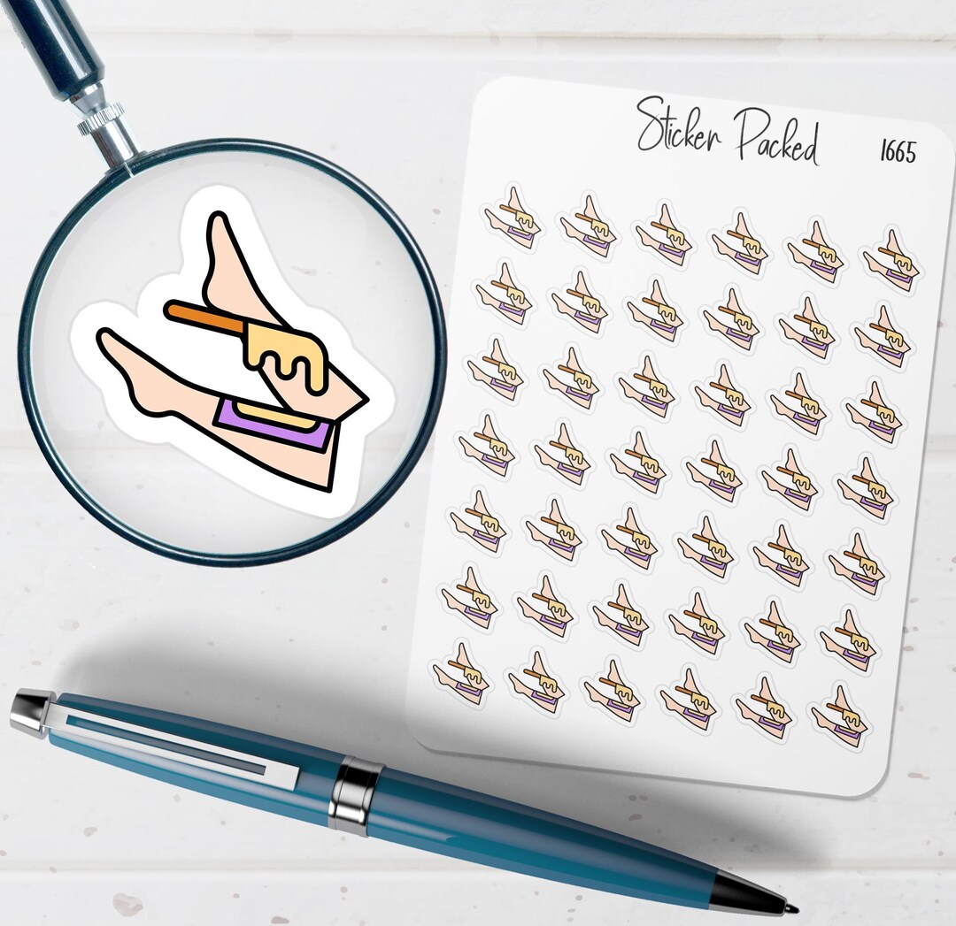 Wax Legs Planner Sticker Wax Legs Icon Sticker Wax Legs Sticker - Etsy