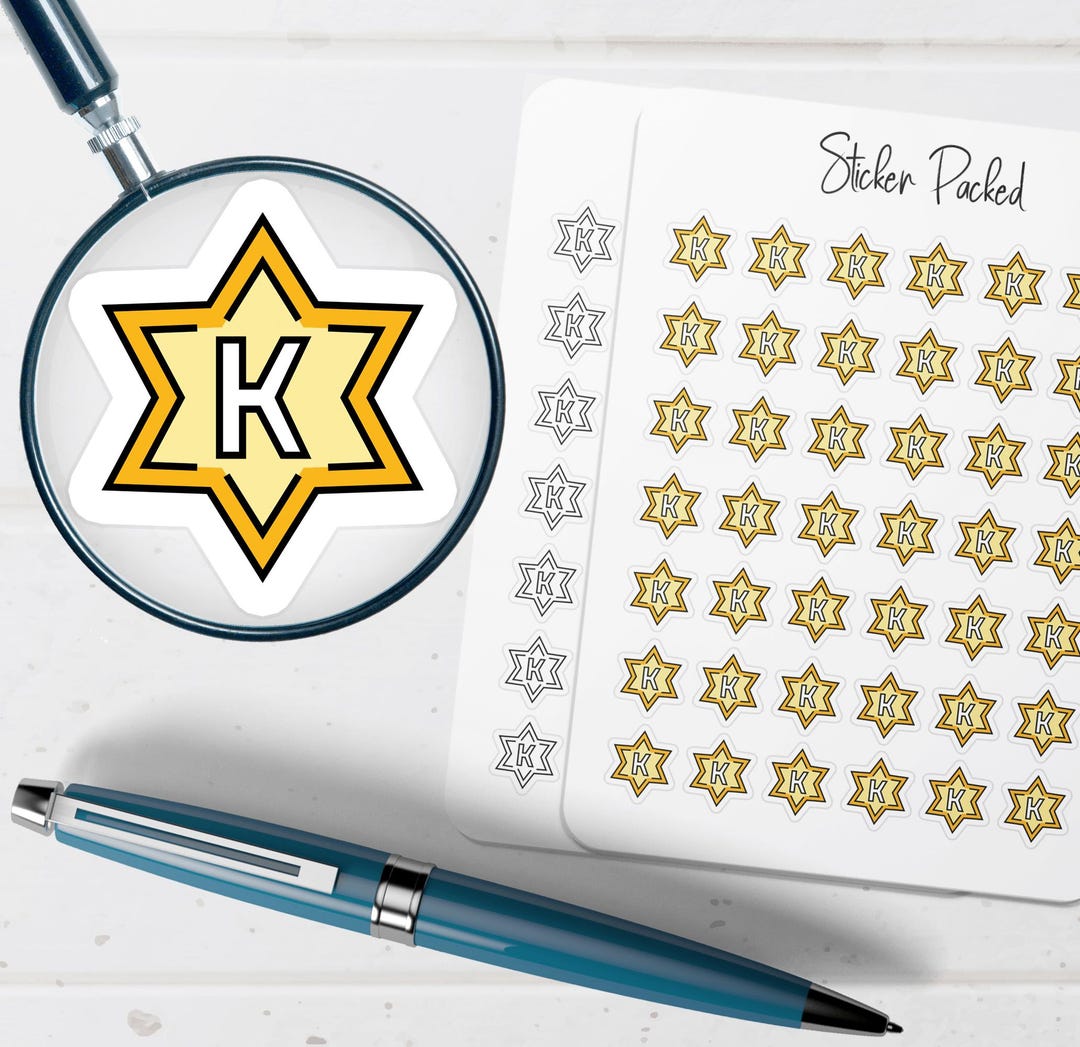 Kosher Planner Sticker Kosher Icon Sticker Kosher Sticker - Etsy