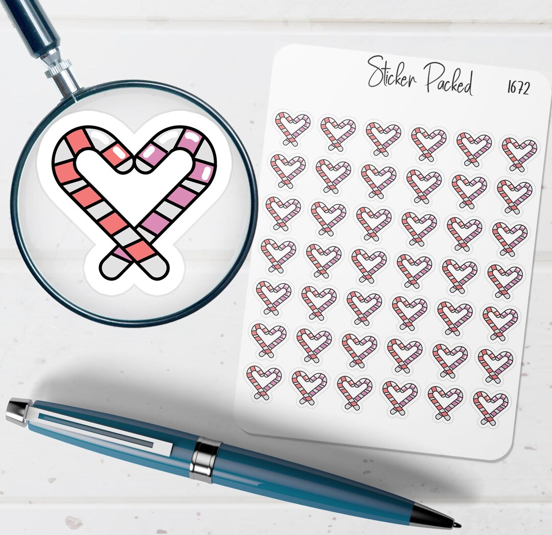 Candy Canes Planner Sticker Candy Canes Icon Sticker Candy Canes ...