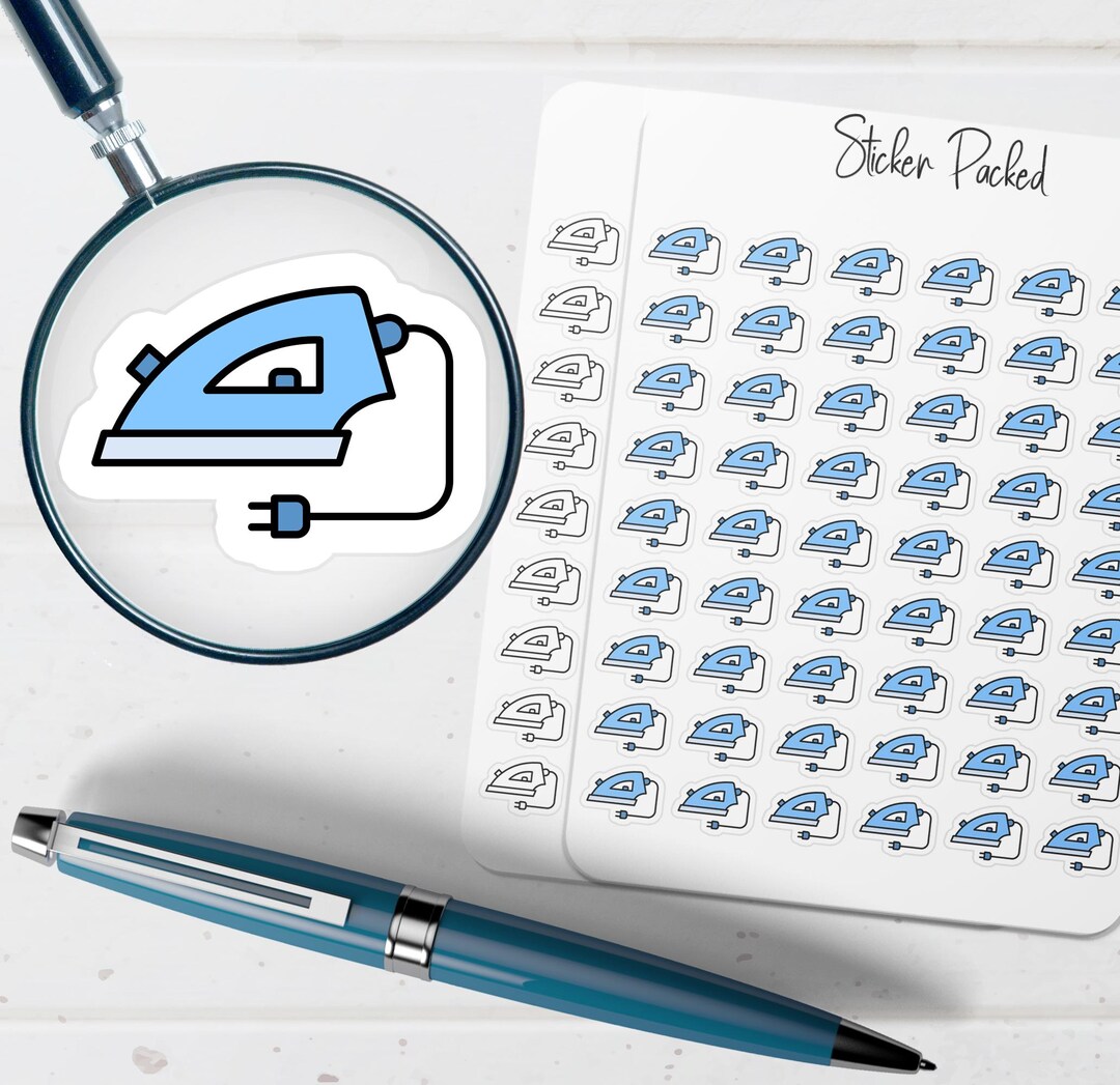 Iron Planner Sticker Iron Icon Sticker Iron Sticker - Etsy